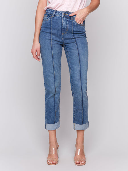 Pintuck Centre Seam Jeans – Fine Finds Boutique